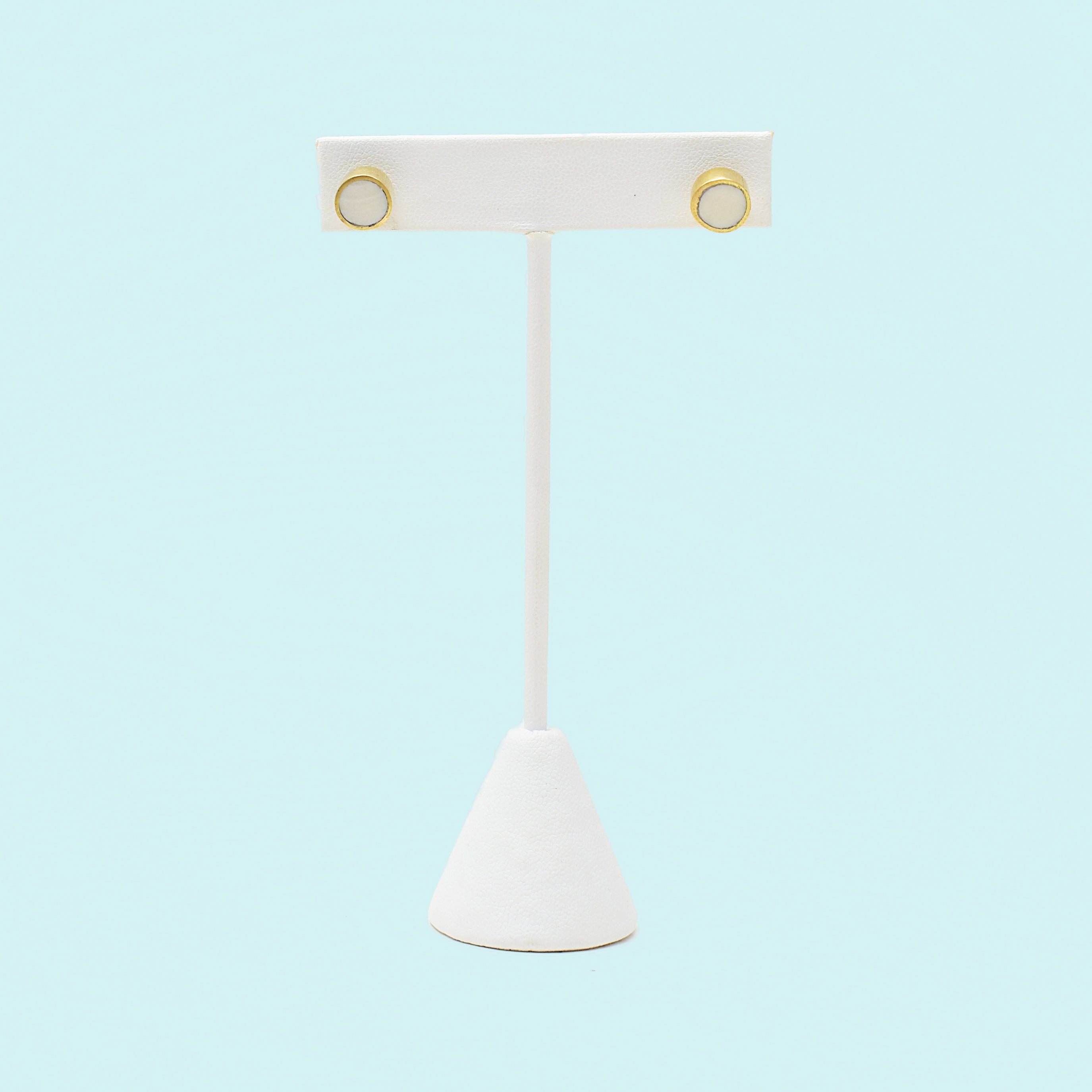 Bone Dot Stud Earrings – Swahili Coast